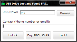 How to get your lost pen drive returned to you